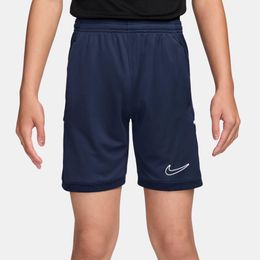 Trainingsshorts Nike "Nike Academy Big Kids' Dri-FIT 7" Soccer Shorts", Kinder, Gr. L, N-Gr, midnight nav, Obermaterial: 100% Polyester, Hosen, aus leichtem Material, mit Mesh-Eins&auml;tzen