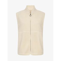 Blusentop soyaconcept "Soya Concept Vest SC-ONYX", Damen, Gr. S, 1620 cream, Obermaterial: 100% Polyester, Blusen Blusentop