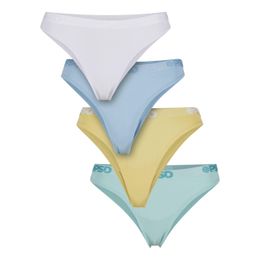 Panty PSD "PSD PSTL MDLSLDTH 4PKBX", Damen, Gr. L, multi, 47% Baumwolle, 47% Modal, 6% Elasthan, Unterhosen Panty