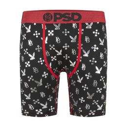 Boxershorts PSD "PSD PB MONOGRAM", Herren, Gr. XL, 1 Stk., multi color, 95% Baumwolle, 5% Elasthan, Unterhosen