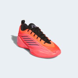 Basketballschuh adidas Performance "BELIEVE THAT 1", Herren, Gr. 43, solar turbo, core schwarz, slate, Synthetik, Textil, Schuhe