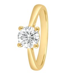 Diamantring ONE ELEMENT "Ring aus 585 Gold" Gr. 52, gold, Fingerringe, Damen, 52, 1, Diamantring, mit 1 Lab Grown Diamant / Labordiamant 1 ct