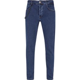 Bequeme Jeans 2Y Premium "2Y Premium Herren 2Y Tapered Fit Jeans", Herren, Gr. 32, Normalgr&ouml;&szlig;en, blau, 97% Elasthan, 3% Baumwolle, unifarben, Jeans