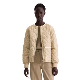 Marc O'Polo Outdoorjacke MARC O'POLO "aus recyceltem Polyester", Damen, Gr. 38, stormy sand, Obermaterial: 100% Polyester. F&uuml;llung: 100% Polyester. Futter: 100% Polyester, unifarben, loose fit, Rippb&uuml;ndchen, Jacken Outdoorjacke