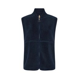 Blusentop soyaconcept "Soya Concept Vest SC-ONYX", Damen, Gr. L, 6910 navy, Obermaterial: 100% Polyester, Blusen Blusentop