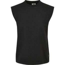 Muskelshirt Urban Classics "Urban Classics Damen", Damen, Gr. S, schwarz, 100% Baumwolle, unifarben, loose fit, Rundhals, Shirts