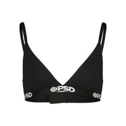 Sport-BH PSD "PSD MODAL SOLIDS TBL", Damen, Gr. L, Cup 0, schwarz, 47% Modal, 47% Baumwolle, 6% Elasthan, BHs Sport-BH