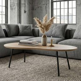Pharao24.de Couchtisch Sofatisch im Skandi Design 122 cm breit