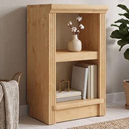 Pharao24.de Holzregal Massivholzregal aus Kiefer Massivholz 67 cm hoch