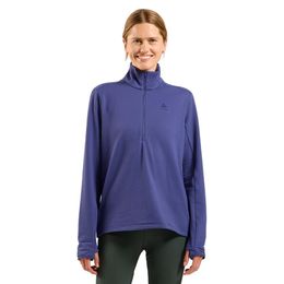 Odlo Essential Thermal 1/2 Zip Midlayer Bekleidung Damen blau L