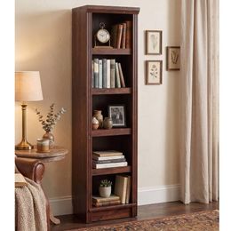 Pharao24.de Regal Buchregal 156 cm hoch in Dunkelbraun