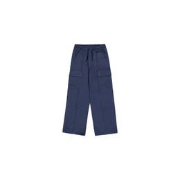 Cargohose Alpha Industries "Open Leg Cargo Pants K", M&auml;dchen, Gr. 158/164, blau (ultra navy), Obermaterial: 100% Baumwolle, Hosen Cargohose