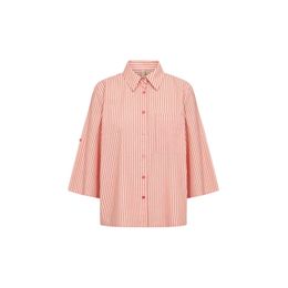 Blusentop soyaconcept "Soya Concept Shirt SC-FELICE", Damen, Gr. L, rosa (4030c bittersweet combi), Obermaterial: 100% Baumwolle, Blusen Blusentop