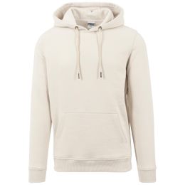 Sweatshirt Urban Classics "Urban Classics Herren Basic Sweat Hoody", Herren, Gr. S, sand, 63% Baumwolle, 37% Polyester, unifarben, Sweatshirts Sweatshirt