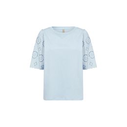 Blusentop soyaconcept "Soya Concept Shirt SC-LORAINE", Damen, Gr. L, 6250 windsurfer, Obermaterial: 100% Baumwolle, Blusen Blusentop