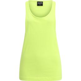 Muskelshirt Urban Classics "Urban Classics Damen Ladies Loose Neon Tanktop", Damen, Gr. L, gelb (neongelb), 100% Baumwolle, unifarben, loose fit, Rundhals, Shirts