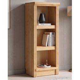 Pharao24.de Echtholz Regal Wohnzimmerregal aus Kiefer Massivholz 97 cm hoch