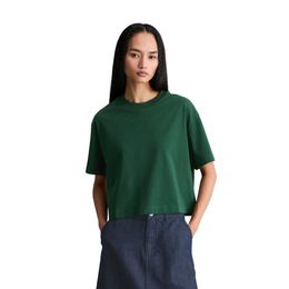 Marc O'Polo T-Shirt MARC O'POLO DENIM "aus Organic Cotton", Damen, Gr. L, rich emerald, Obermaterial: 100% Baumwolle, unifarben, Basic, relaxed fit, Shirts T-Shirt