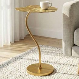 Pharao24.de Designertisch Anstelltisch aus Aluminium in organischer Form