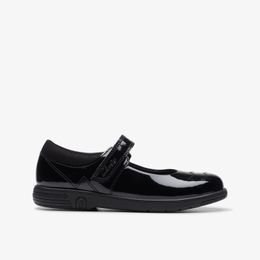 Clarks Jazzy Jig K. Schwarze Lackschuhe