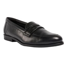 Pod Islay M&auml;dchenschwarze Slipper Aus Leder
