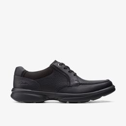 Clarks Bradley Vibe Blk Tumbled Lea Schuhe