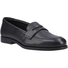 Pod Islay M&auml;dchenschwarze Slipper Aus Leder