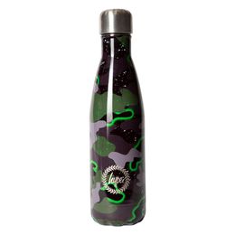 Hype 500 ml Thermosflasche | Gr&uuml;nes Camouflage Edelstahl isoliert auslaufsicher