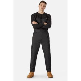Dickies Everyday Latzhose und Tr&auml;ger Polyester M&auml;nner Schwarz Arbeitsoverall
