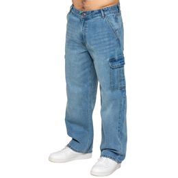 Enzo Milano | Herren Cargo Jeans mit weitem Bein