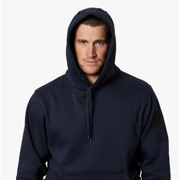 Hard Yakka GEBEATETE FLEECE Herren Sweatshirt Marineblau