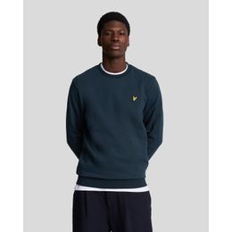 Lyle & Scott Interlock-Sweatshirt mit Rundhalsausschnitt f&uuml;r Herren in Marine