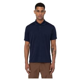 Dickies Everyday Polyester Herren Polo-Shirt in Blau