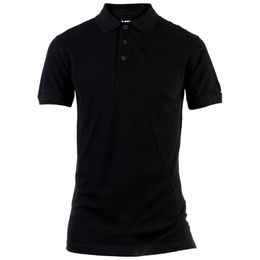 Caterpillar Essentials Baumwoll-Polohemd f&uuml;r Herren in Schwarz