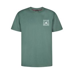 PETROL INDUSTRIES - R&uuml;ckendruck T-Shirt Calor Herren - Gr&uuml;n
