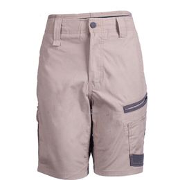 Hard Yakka Raptor Active Baumwoll-Damen-Shorts in Tan, knielang