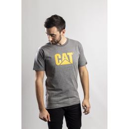 Caterpillar Markenzeichen Logo Baumwolle Herren Grau