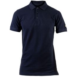 Caterpillar Essentials Baumwoll Herren Polo-Shirt Blau