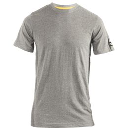 Caterpillar Essentials Kurzarm Baumwoll-Herren T-Shirt in Grau