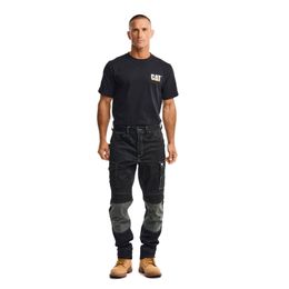Caterpillar Essential Knie-Taschen Stretch Holster Polyester Herren Outdoor-Hosen Schwarz