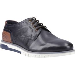 Pod Cillian Leder Herren Schn&uuml;rschuhe Navy