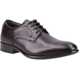 Pod Carl Leder Herren Kastanienbraune Schn&uuml;rschuhe