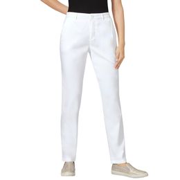 Boyfriend-Hose Inspirationen, Damen, Gr. 19, Kurzgr&ouml;&szlig;en, wei&szlig;, 96% Baumwolle, 4% Elasthan, unifarben, lang, Hosen