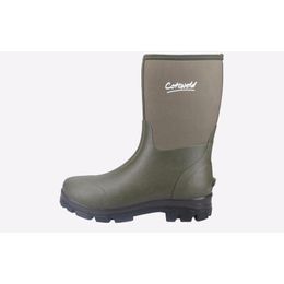 COTSWOLD Kensington Lederne Gr&uuml;ne Gummistiefel
