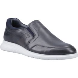 Pod Holden Leder/Textil Herren Navy Turnschuhe