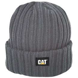Caterpillar Rib Uhr Unisex Erwachsene Grauer Beanie Hut