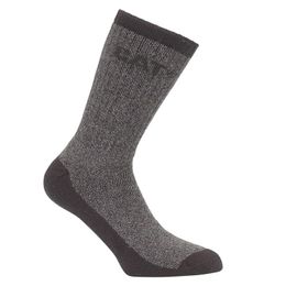 Caterpillar CAT Thermo Baumwoll Unisex Erwachsene Schwarze Socken - Kn&ouml;chelh&ouml;he