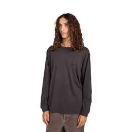 Longtop Element "Lowcase Pigment", Herren, Gr. L, schwarz (off schwarz), Obermaterial: 100% Baumwolle;, Tops Shirt