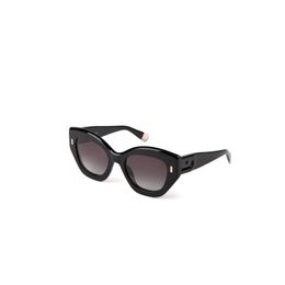 Furla Sonnenbrille Gl&auml;nzendes Schwarz