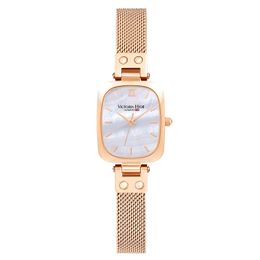 Victoria Hyde Vivian Damenuhr klassische Uhr in Ros&eacute;gold